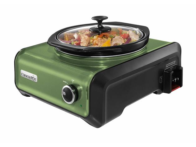 Crock-Pot SCCPMD2-GR Hook Up 2 Quart Connectable System Metallic Sage ...