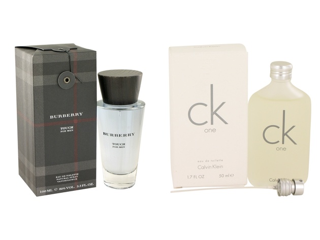 Gift set BURBERRY TOUCH by Burberry EDT Spray 3.3 oz And CK ONE EDT ...