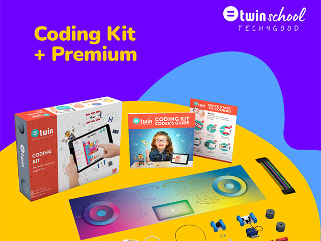 DIY Coding Kit with 1-Year Premium Subscription to Twin School ...