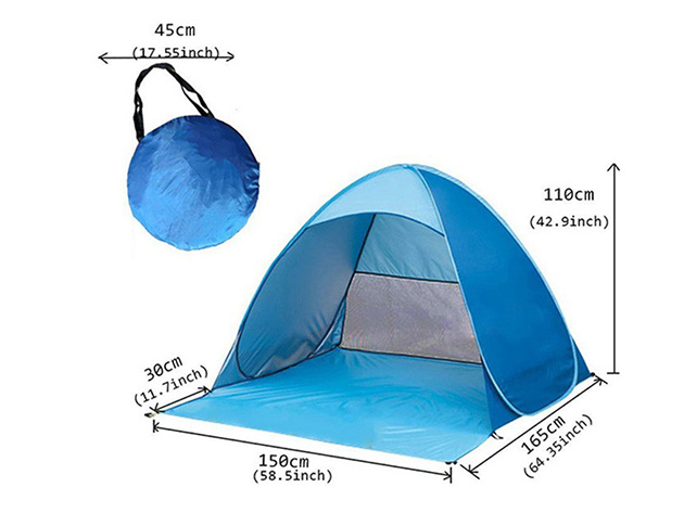 POP-A-SHADE Pop-Up Sun/Beach Tent | StackSocial