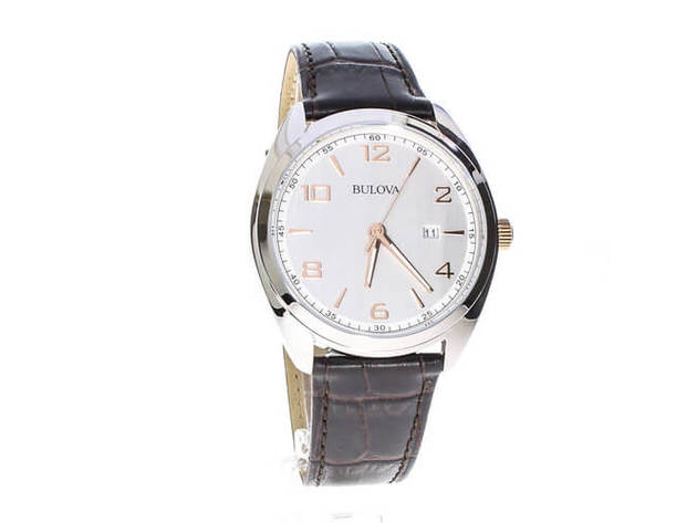 Bulova 98B347 Mens Stainless Steel Strap Watch | theChive University