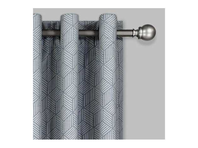 Eclipse Ambiance Geo Draft Stopper Energy Saving 100% Blackout Grommet ...