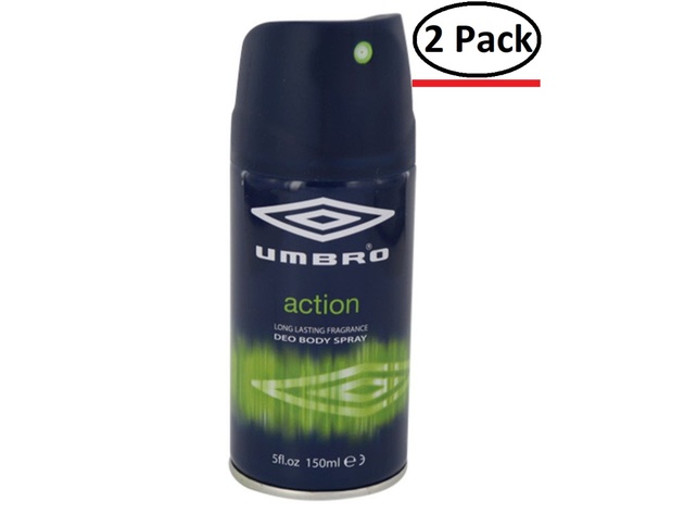 Umbro Action by Umbro Deo Body Spray 5 oz for Men (Package of 2) | Joyus